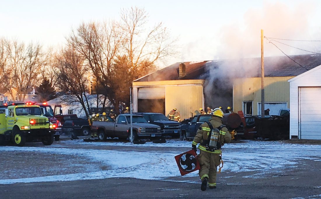 Firefighters respond to Russell fire | News, Sports, Jobs - Marshall ...